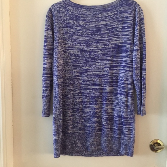 Cupio | Tops | Cupio Purple Tunic Anchor Nautical Scoop Neck Med | Poshmark